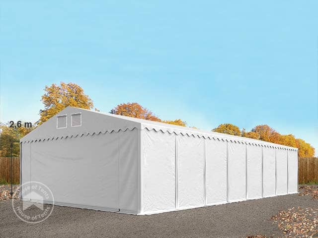PVC Storage tent 8x24m w. ground bar (49270) | House of Tents