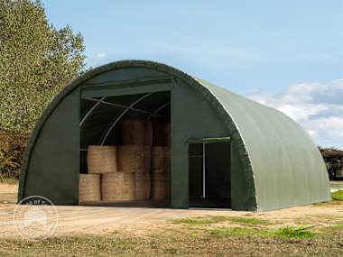 Hay storage the easy way with Arched shelters | House of Tents