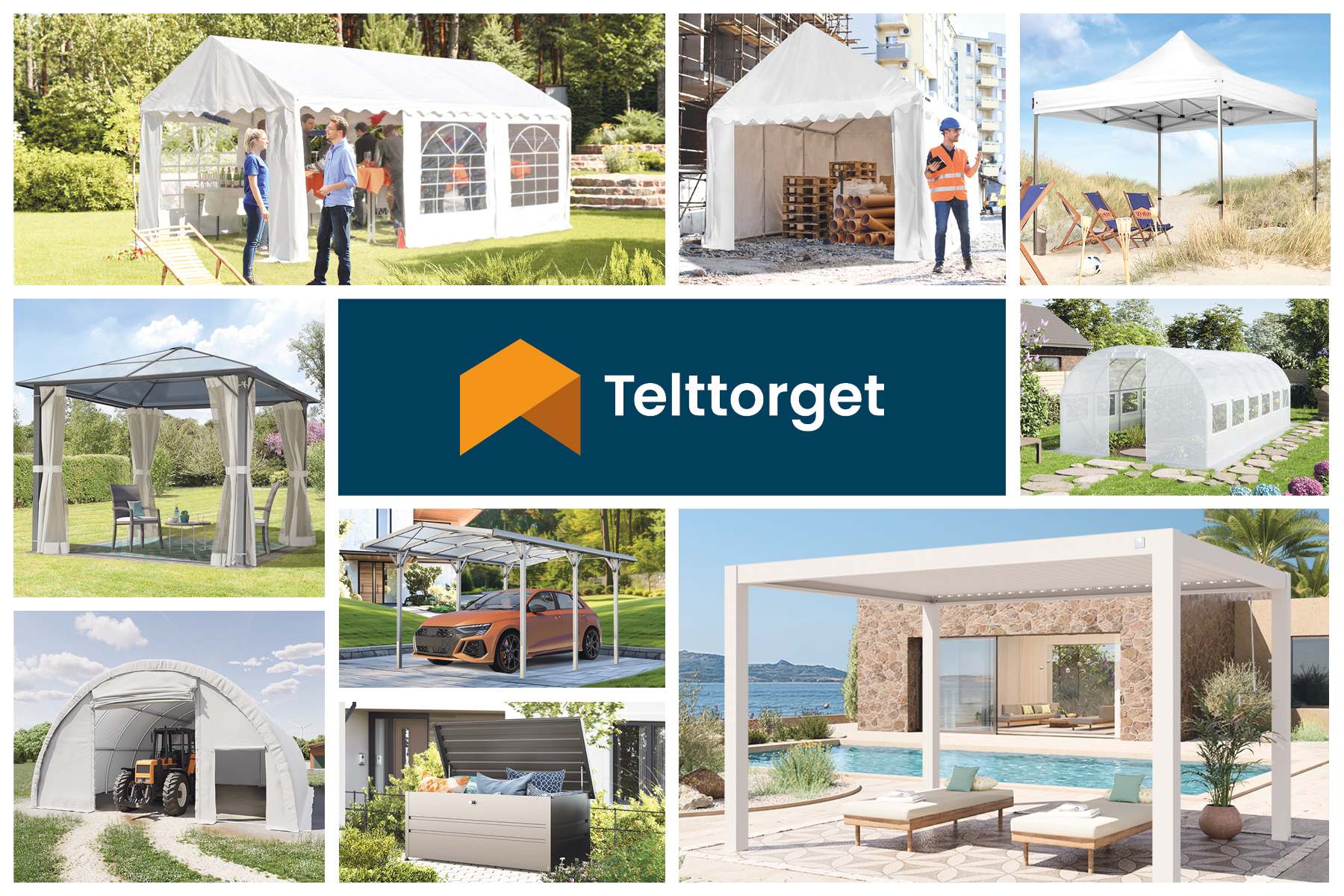 Solide partytelter til enhver feiring | Telttorget