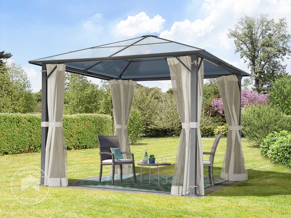 Paviljong 3x3m, , 4 sidevegger (300215) | Telttorget